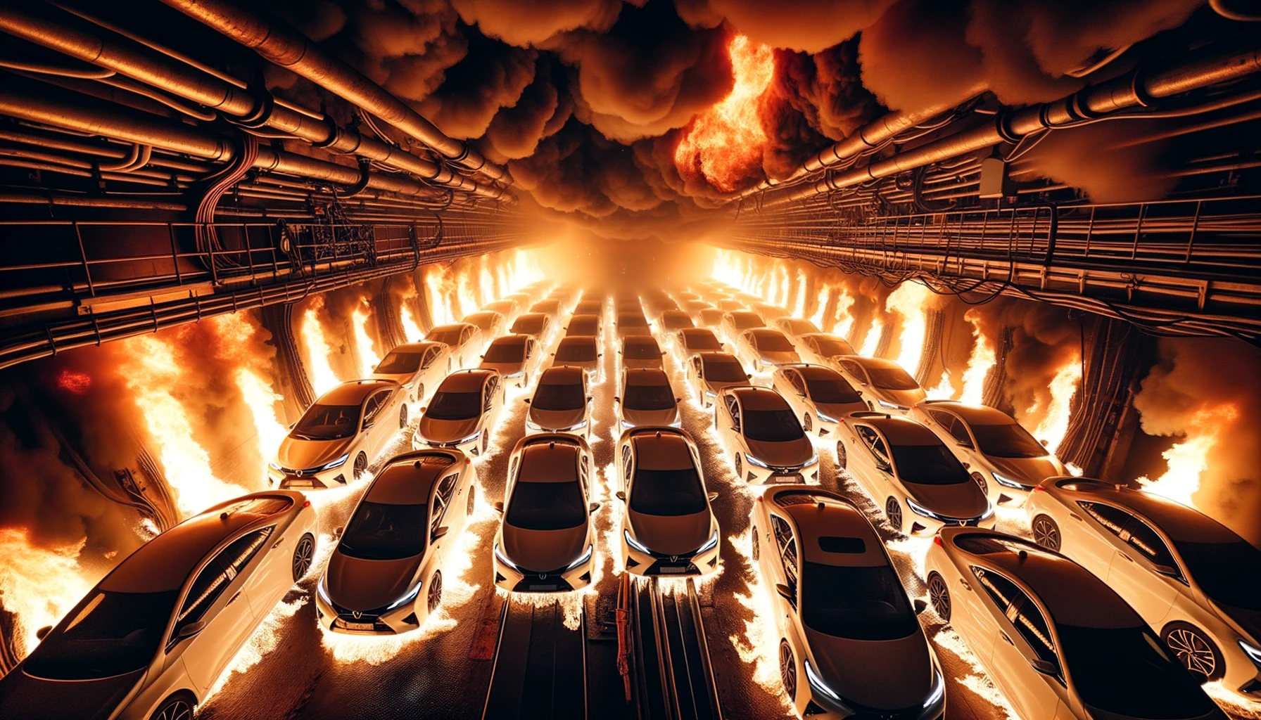 Risque d’incendie des voitures électriques à bord des navires : Des mesures renforcées pour y ...